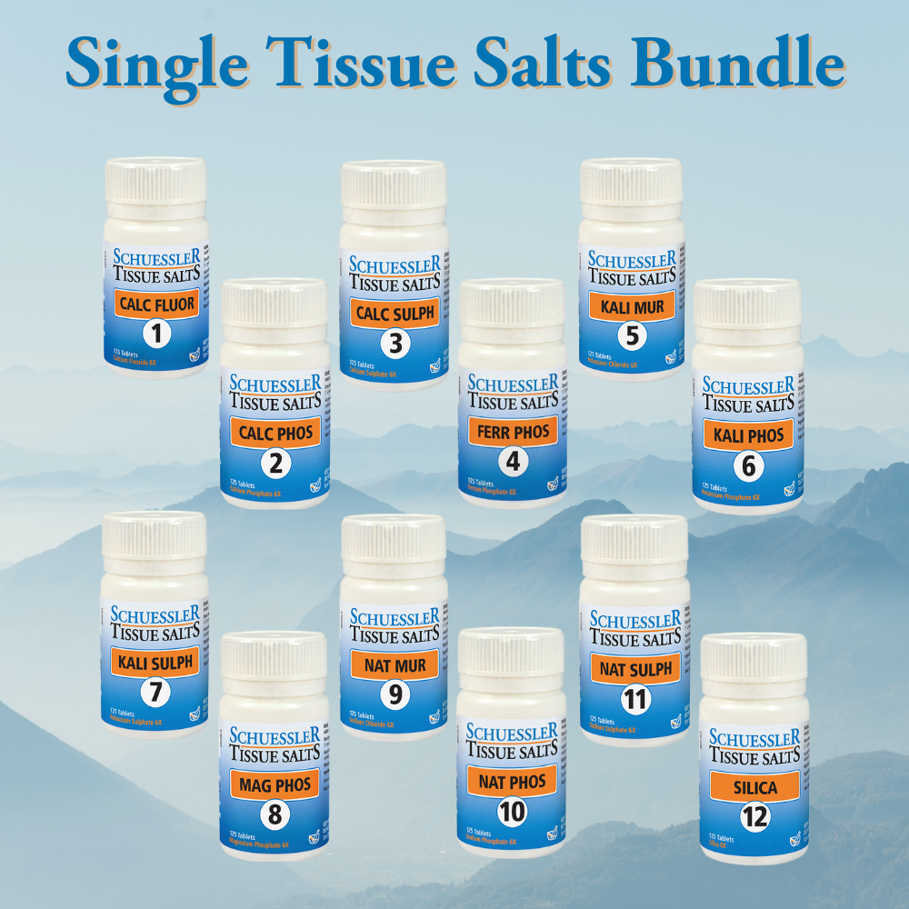 12-Pack Single Tissue Salts Bundle – Schuessler Tissue Salts UK